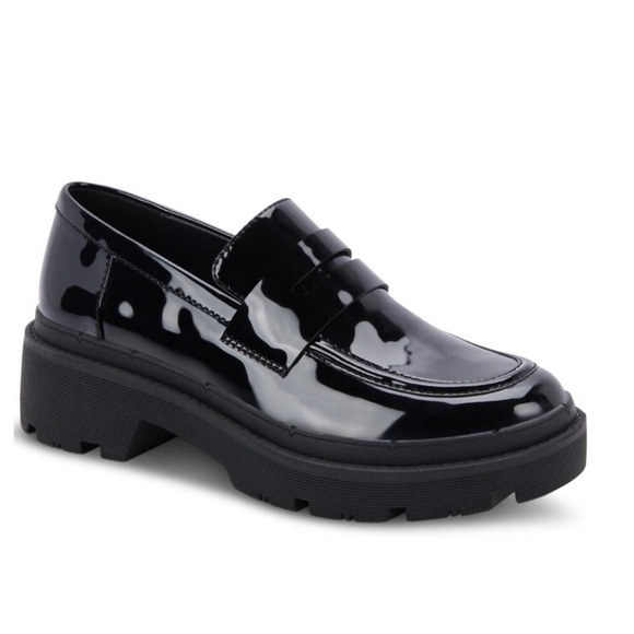 Blondo | Shoes | Blondo Aqua Collage Saanvi Black Patent Lug Sole Slip ...